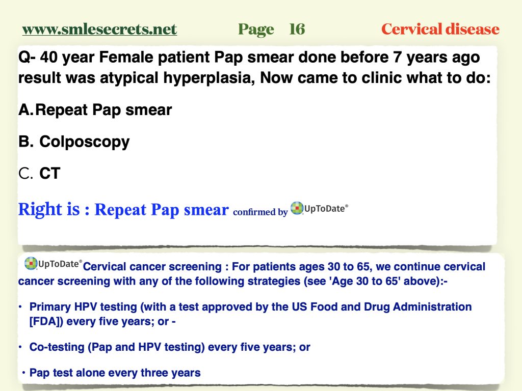 Cervical disease تجميعات - Smlesecrets